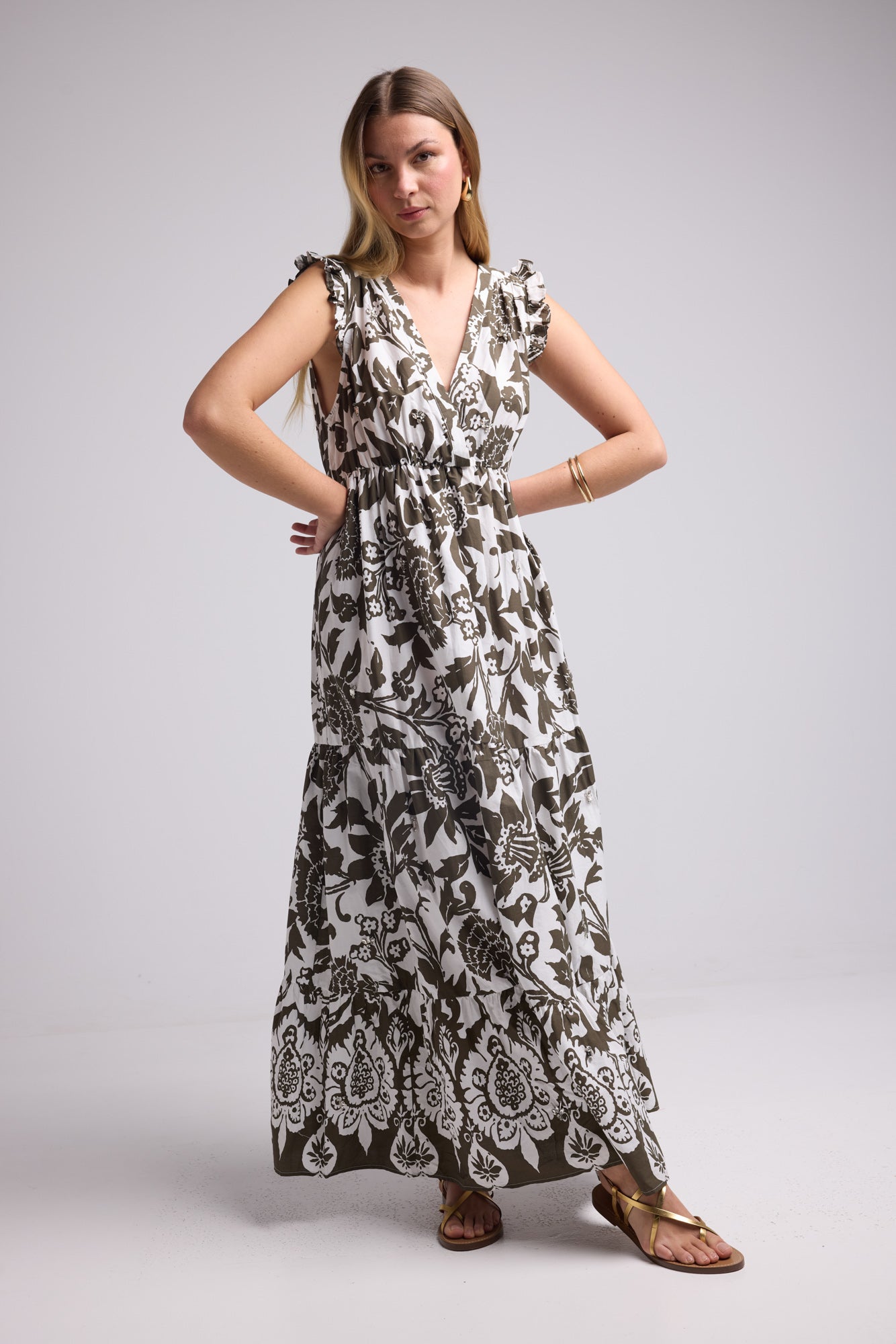 ROBE ALOHA/P309 KHAKI