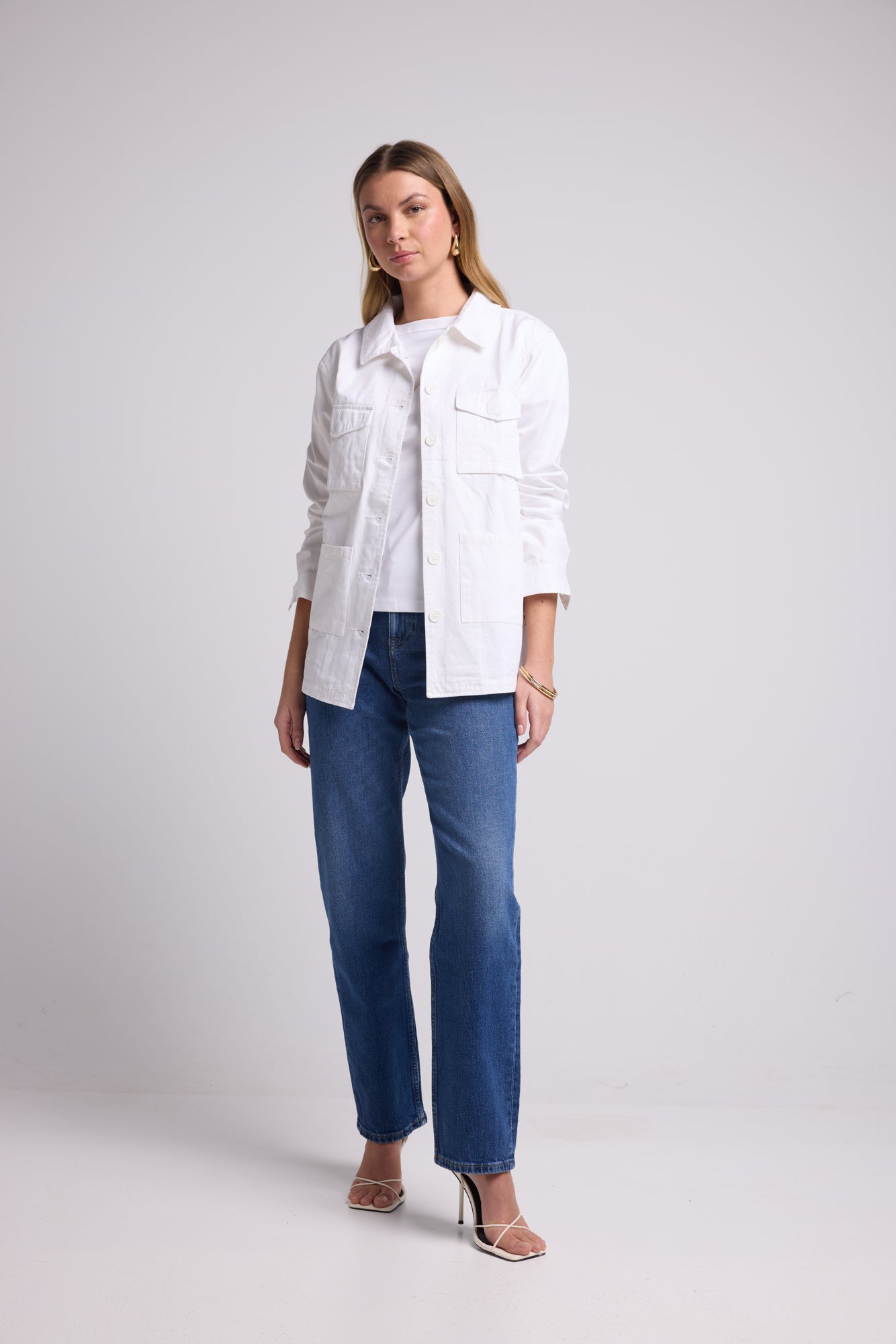 BOHI JACKET/WHITE