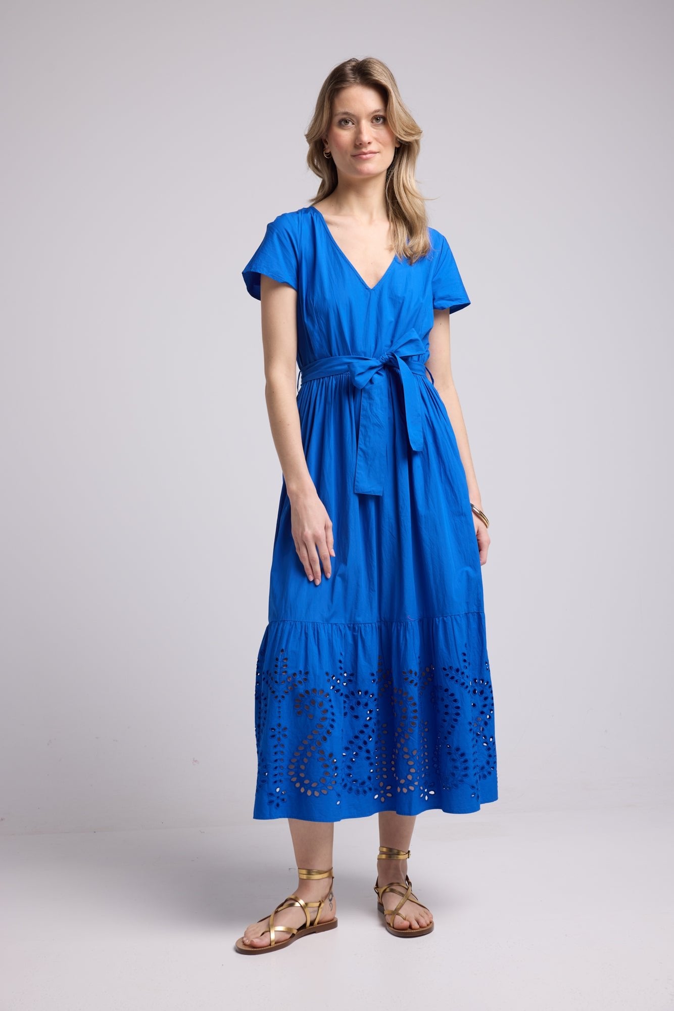BRIGHT BLUE CHICHI DRESS