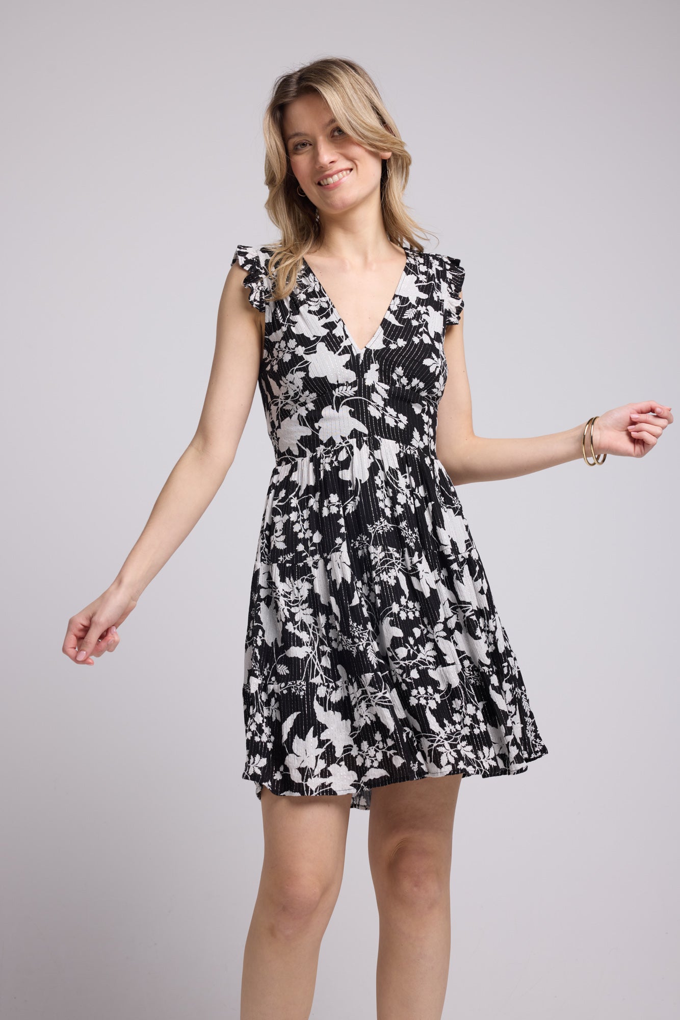 PENNY SHORT DRESS BLACK P816